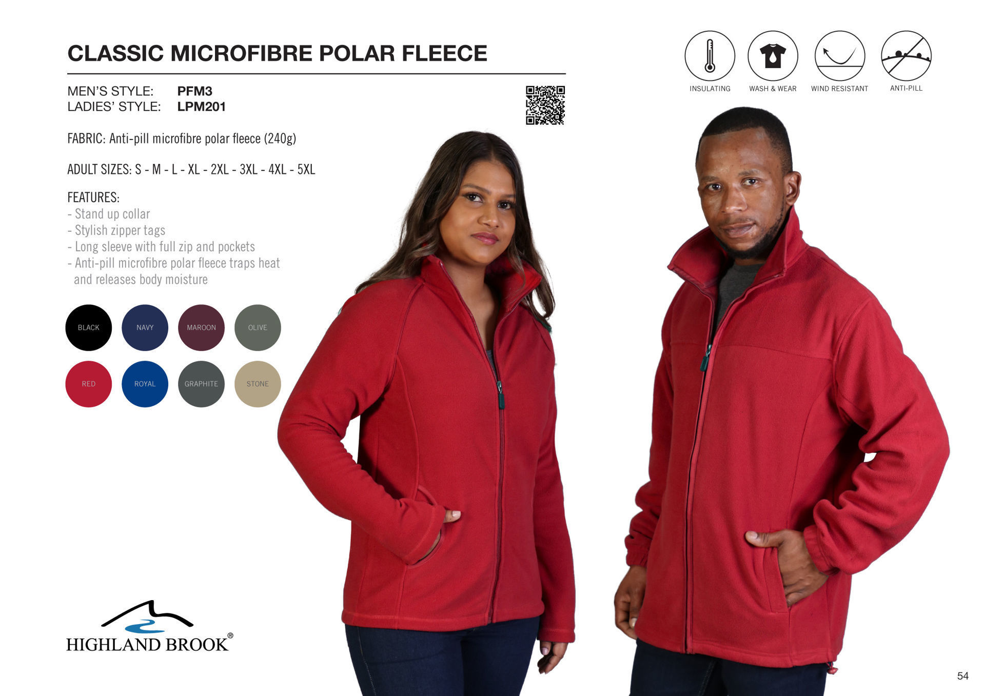 Proactive Clothing - Classic Microfibre Polar Fleece