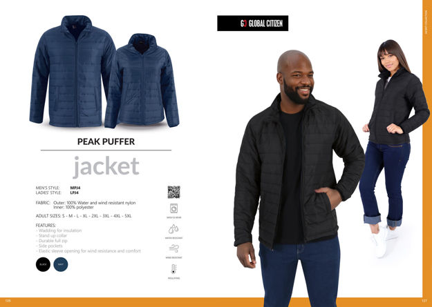 Gimmick Print & Embroidery Company - Men's Peak Puffer Jacket